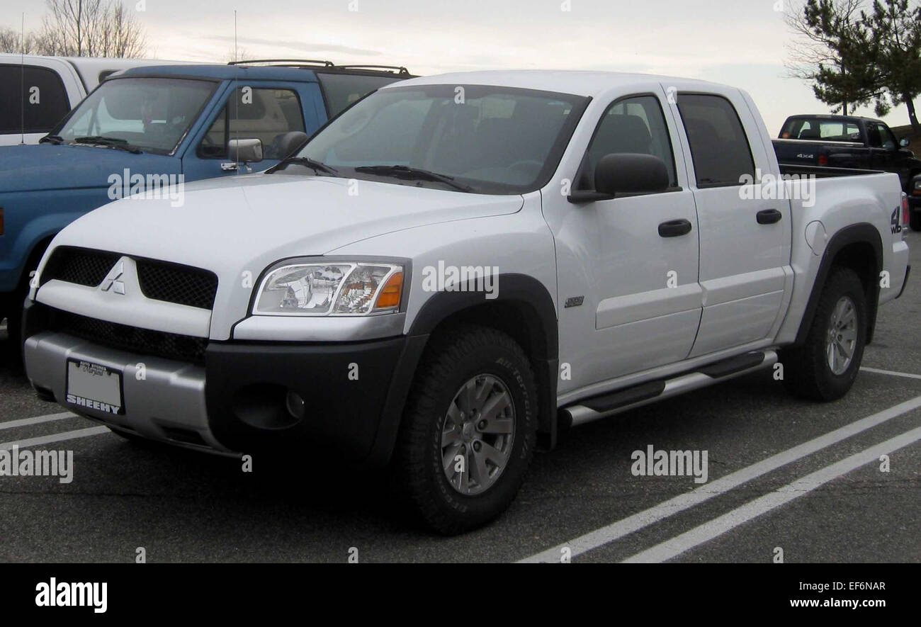 The Mitsubishi Raider crew cab is a mid-size pickup truck that offers a ...