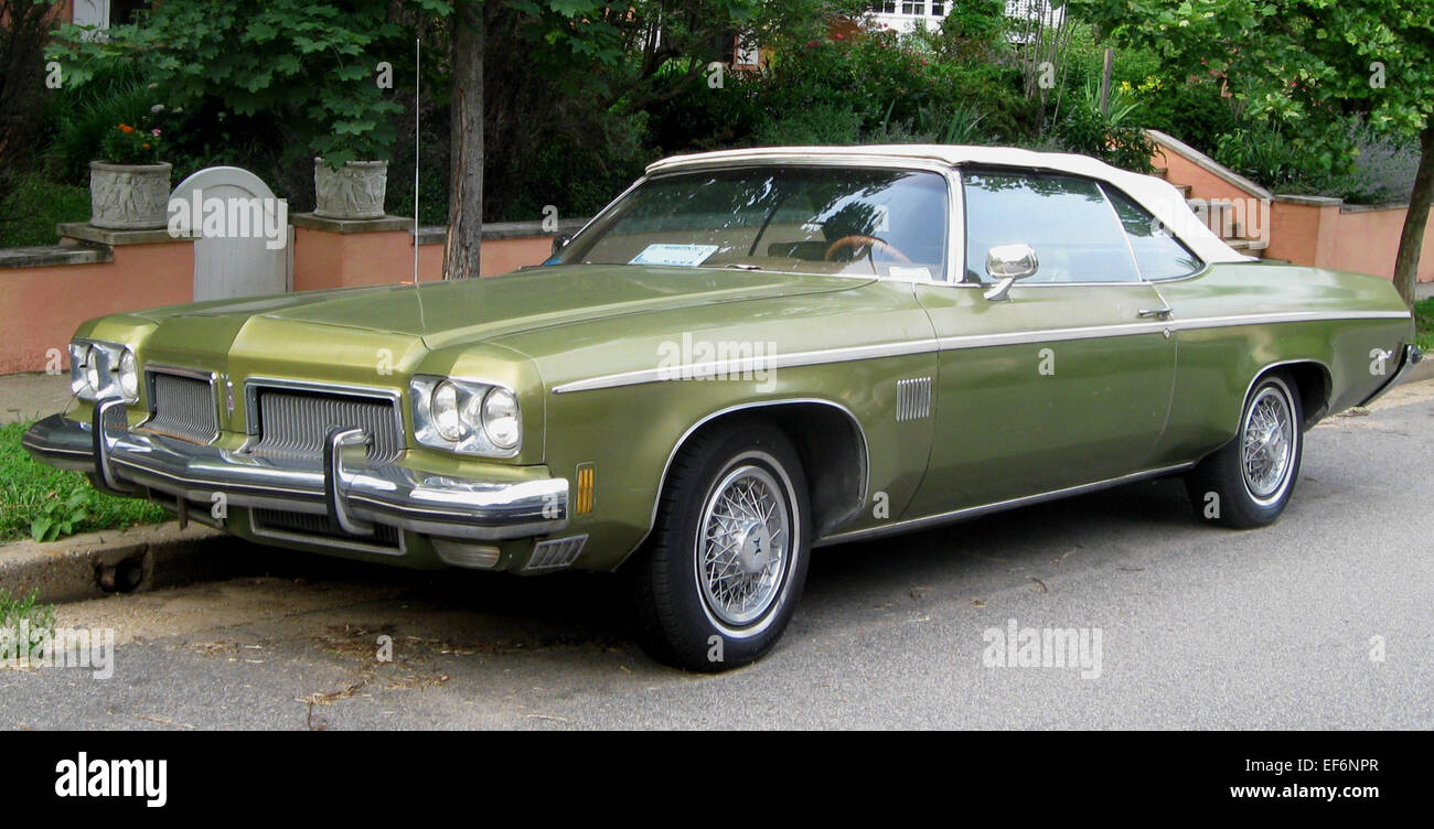 Oldsmobile Delta 88 convertible Stock Photo - Alamy