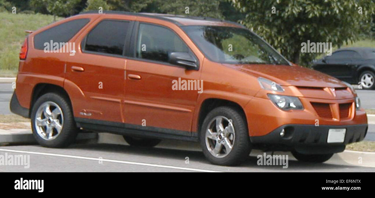 The Pontiac Aztek is a compact crossover SUV with a distinctive design ...