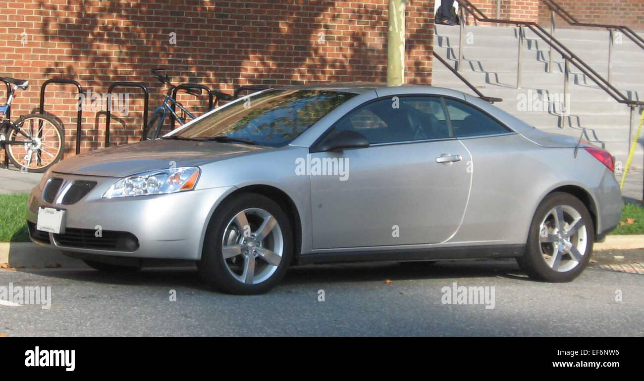 The Pontiac G6 Convertible is a mid-size sports car with a retractable ...