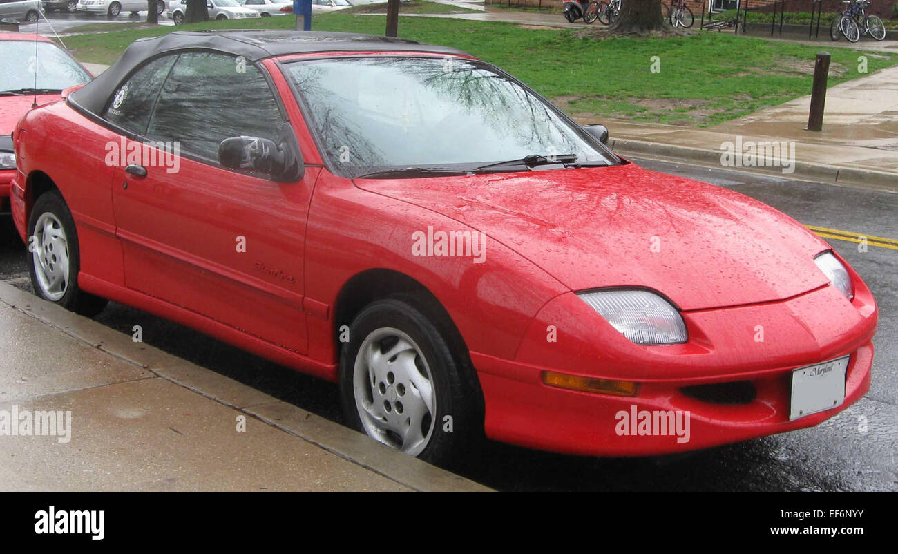 The Pontiac Sunfire convertible is a compact, two-door car designed for ...