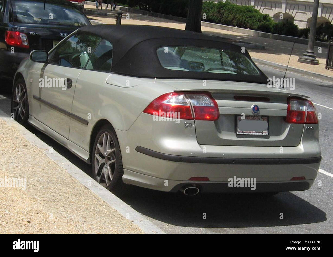 The Saab 9-3 Aero convertible is a sporty two-door convertible that ...