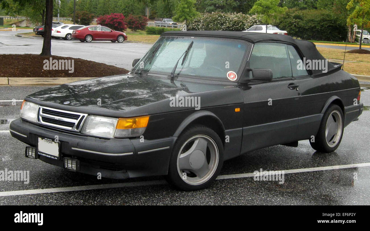 The Saab 900 convertible is a compact luxury car with a distinct ...