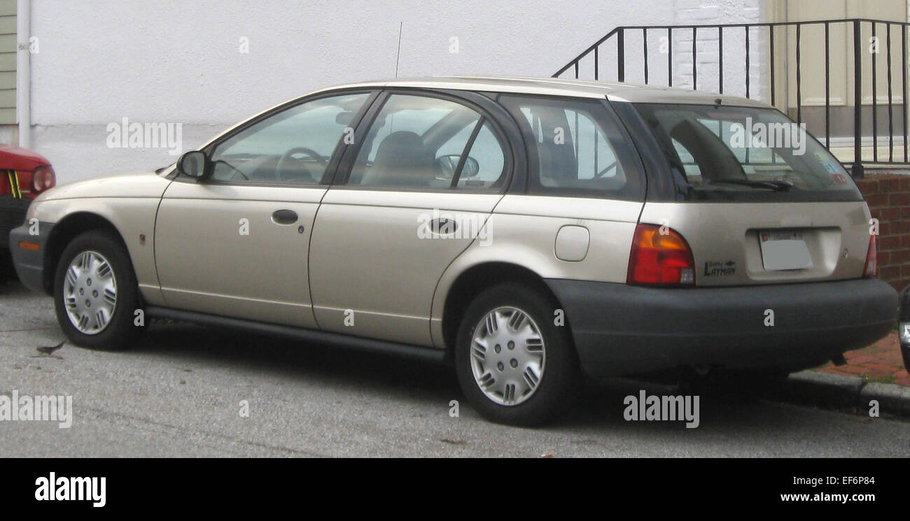 The Saturn SW1 is a compact wagon that offers ample cargo space and a ...