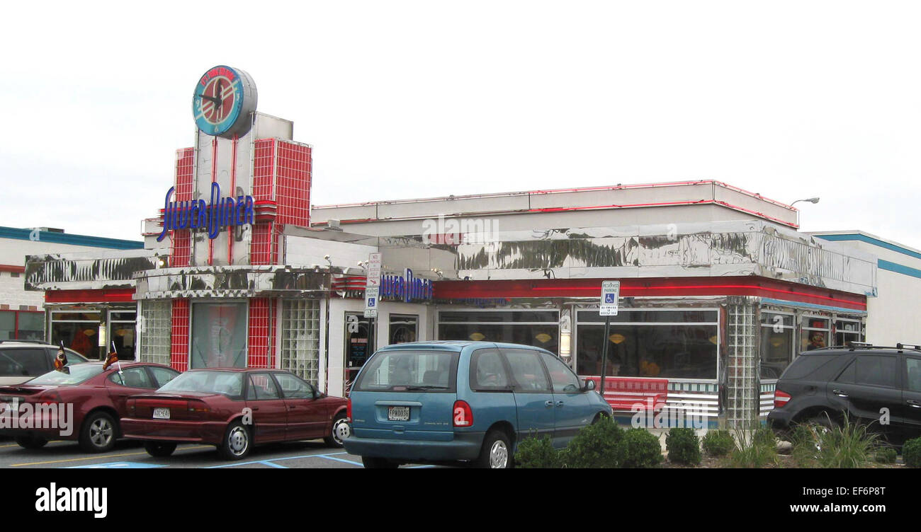 Silver Diner in Greenbelt, Maryland, is known for its retro-inspired ...