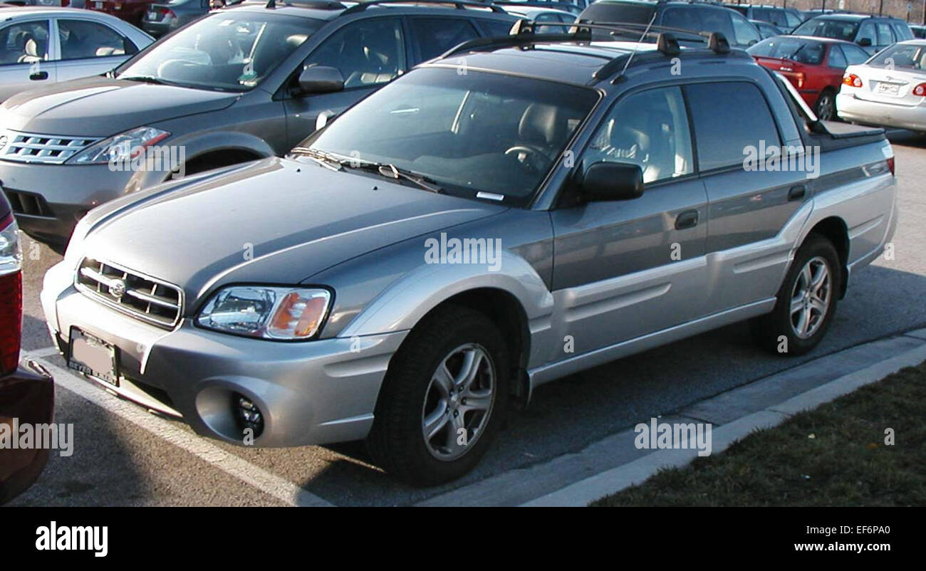 The Subaru Baja is a compact crossover with a unique design that ...