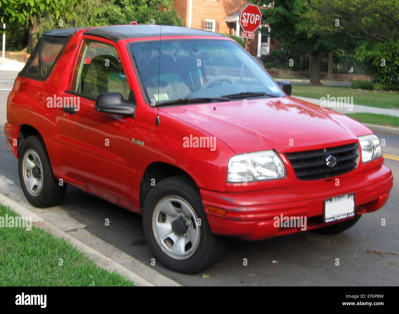 The Suzuki Vitara Convertible is a compact SUV with an open-top design ...