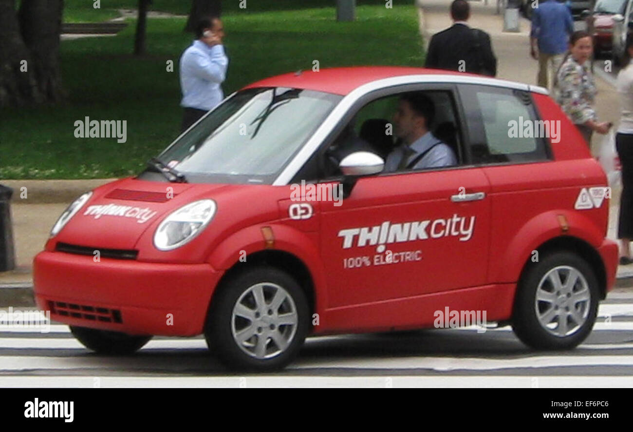 The Th!nk City is an all-electric compact car, designed for urban ...