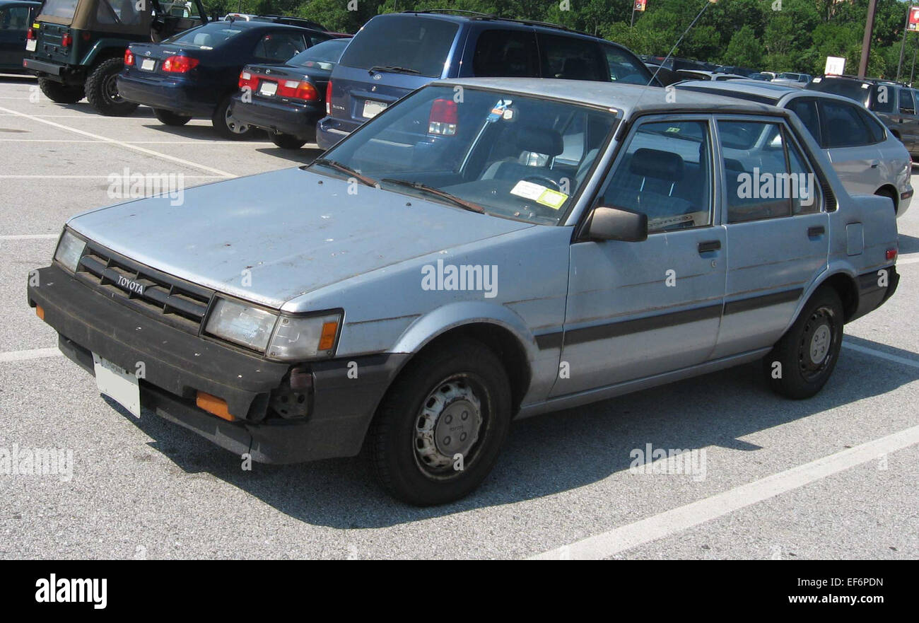 The Toyota Corolla E80 Sedan, produced between 1983 and 1987, is a ...