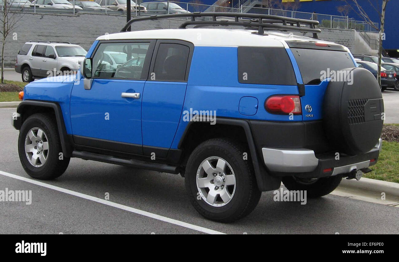 The Toyota FJ Cruiser is a rugged SUV designed for off-road enthusiasts ...