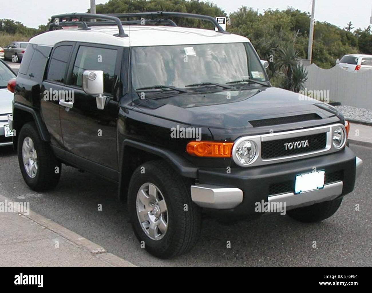The Toyota FJ Cruiser is an off-road SUV known for its rugged design ...