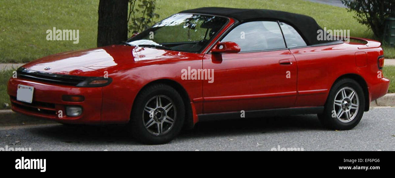 The Toyota Celica convertible is a compact sports car known for its ...