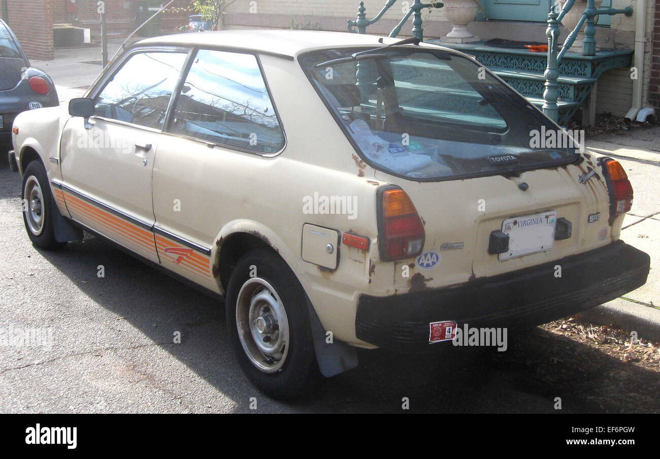 Toyota Corolla Tercel hatchback SR5 rear Stock Photo - Alamy