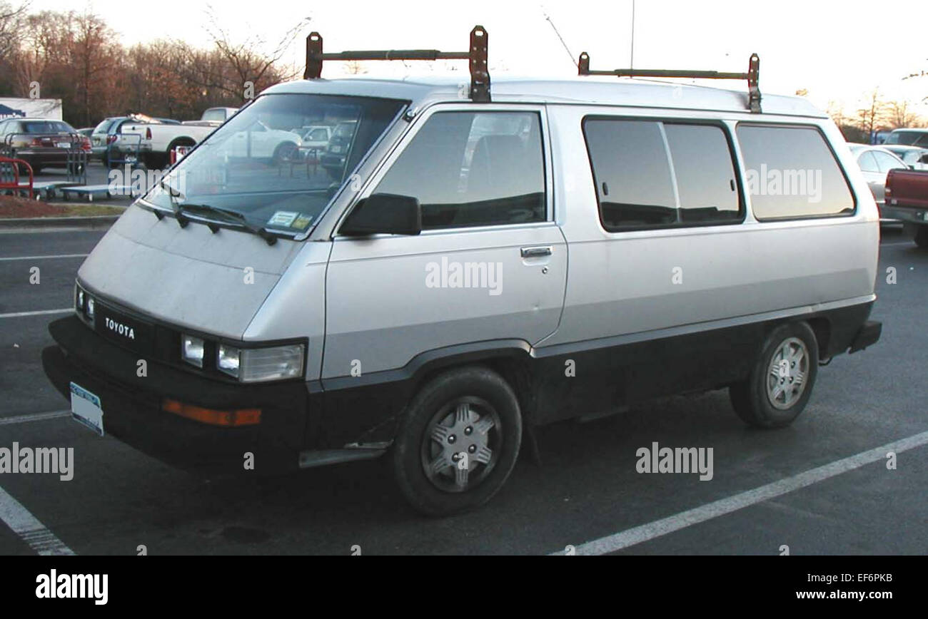 The Toyota Van, produced in the 1990s, is a compact minivan designed ...