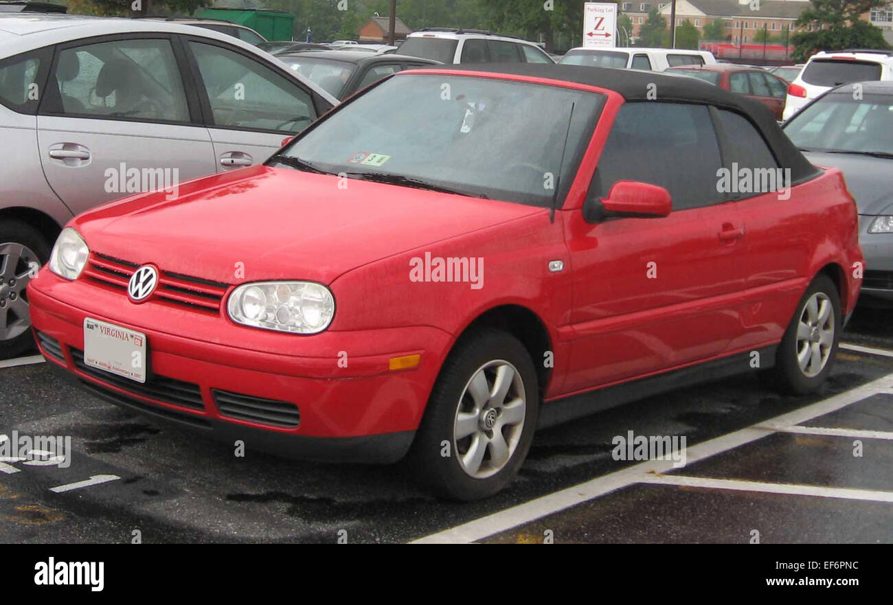 The Volkswagen Golf Cabrio is a convertible version of the popular Golf ...