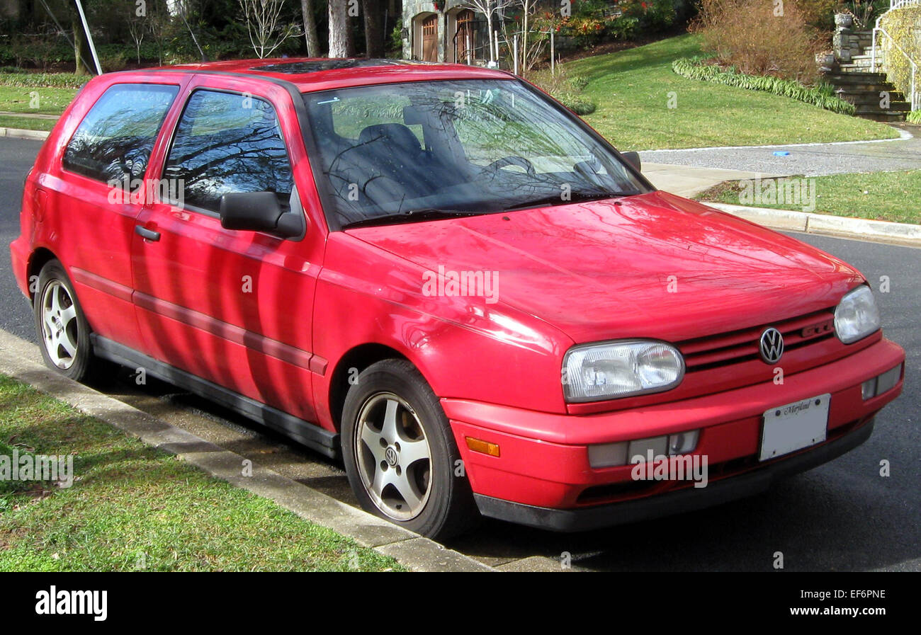 The 1991-1997 Volkswagen Golf III GTI is a sporty version of the ...