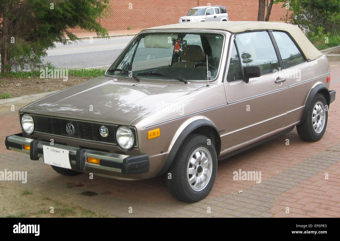 The Volkswagen Rabbit Cabrio is a compact convertible offering a fun ...