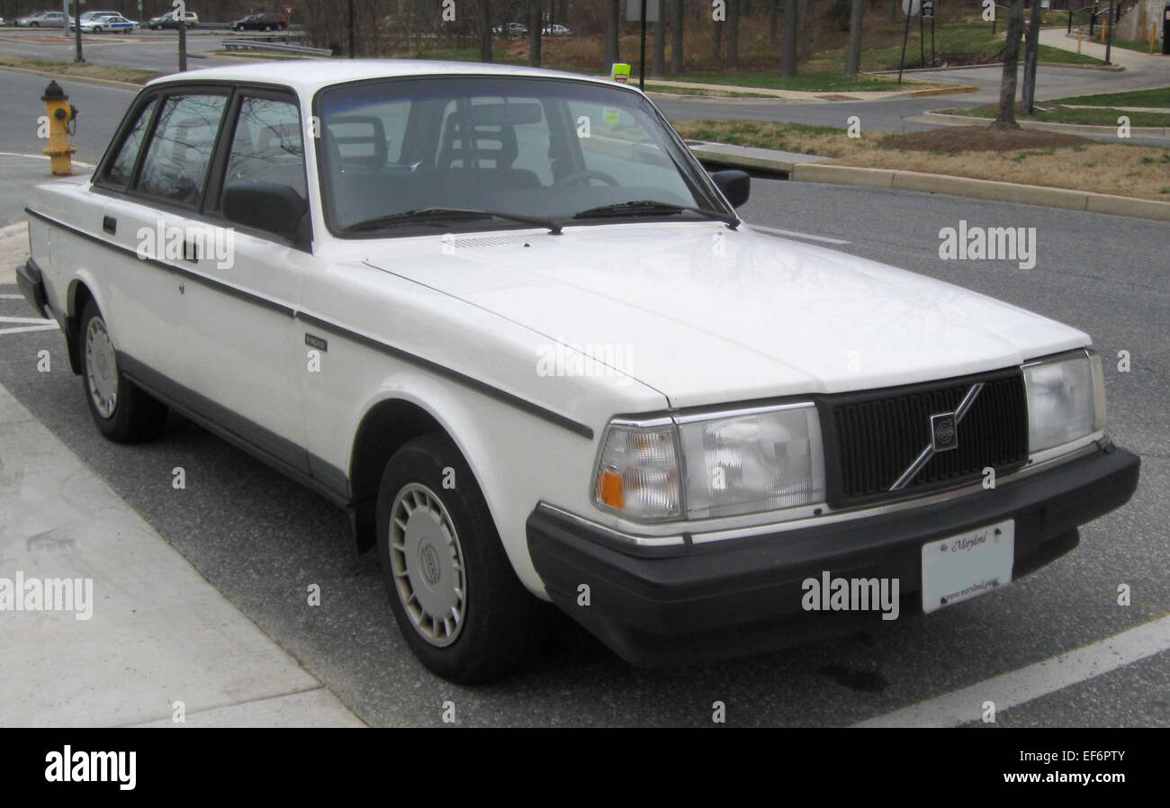 The Volvo 240 sedan is a classic mid-size vehicle, known for its ...