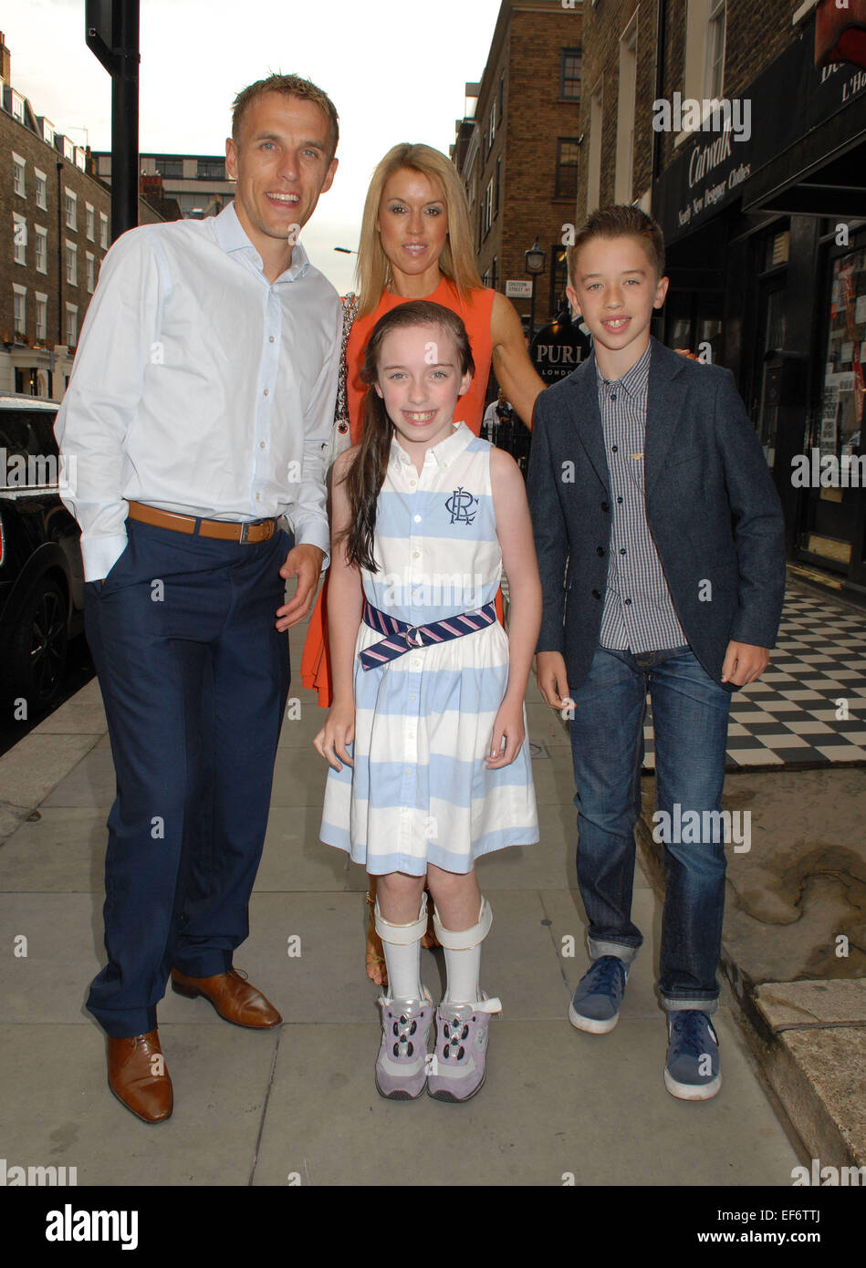 Celebrities at Chiltern Firehouse in Marylebone Featuring: Phil Neville ...
