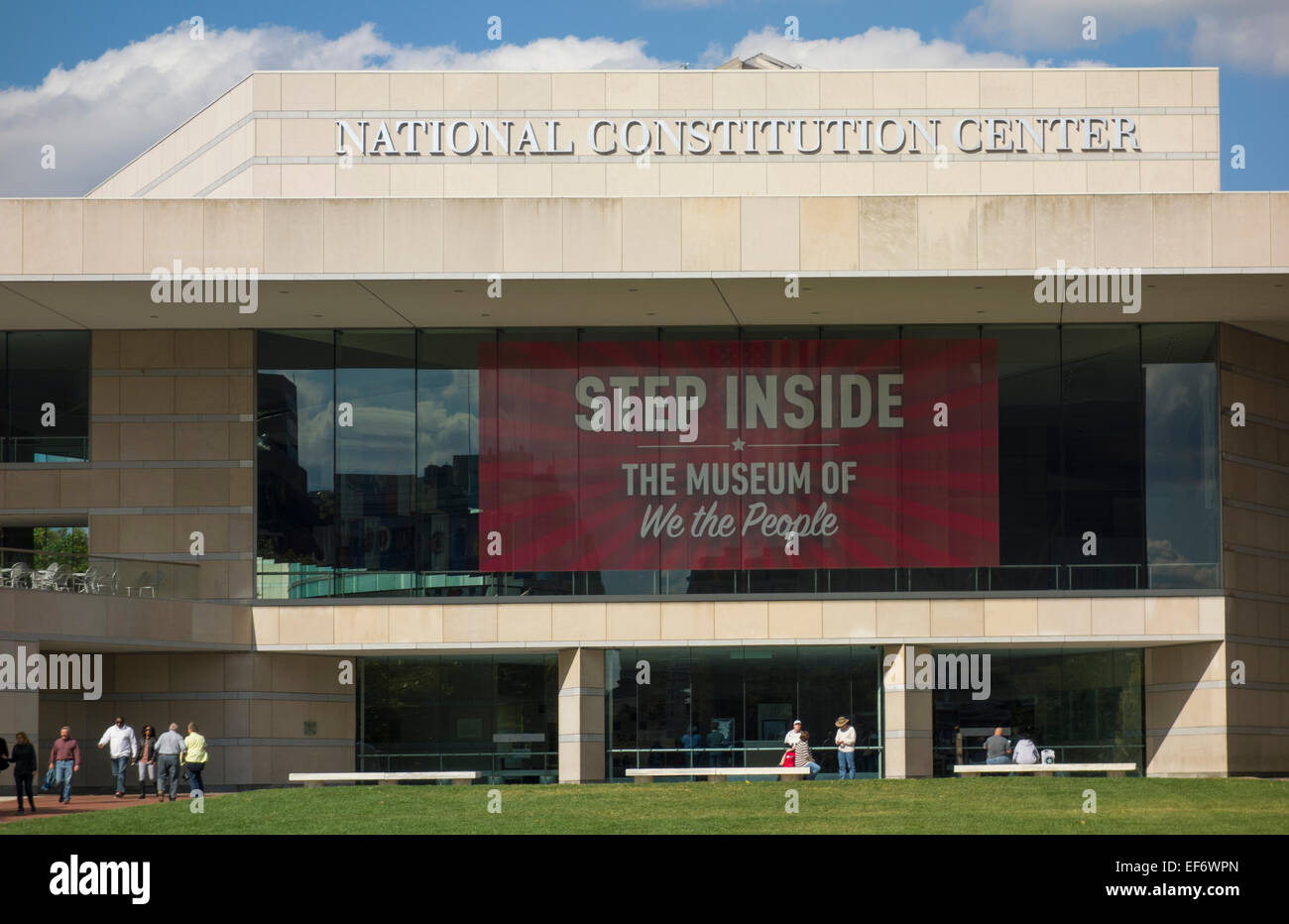 National constitution center building Philadelphia PA Stock Photo - Alamy