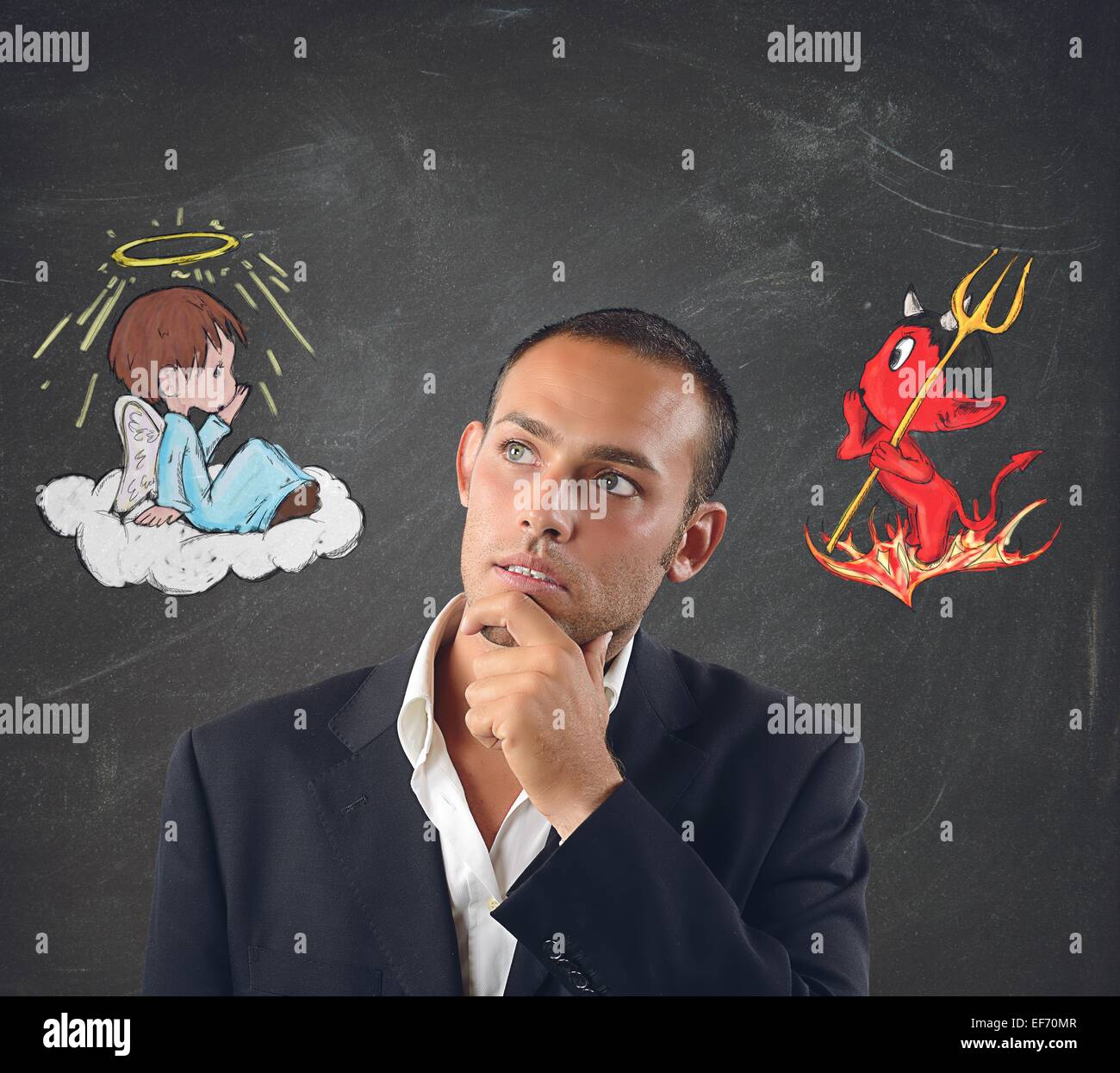 Good and evil Stock Photo - Alamy
