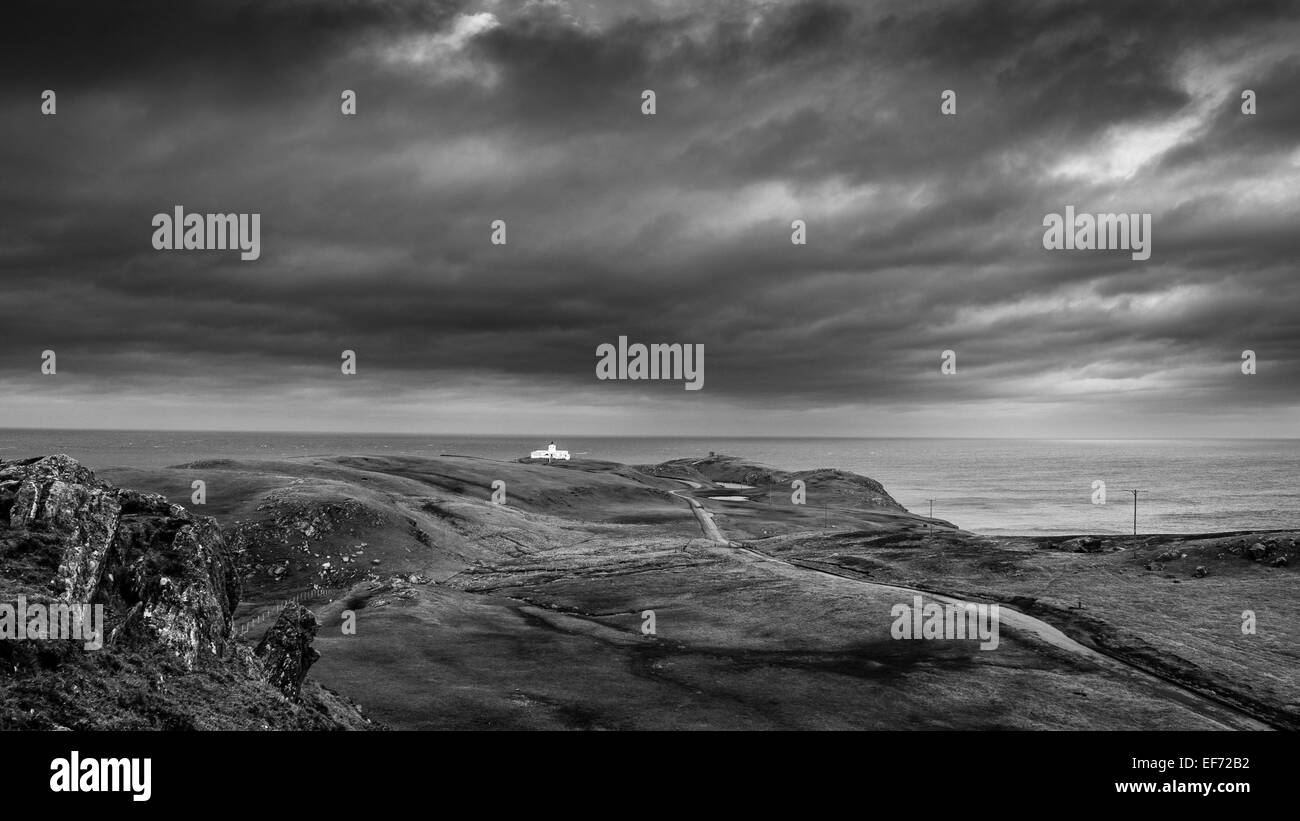 Strathy Point Lighthouse Scotlands first all electric lighthouse Stock ...