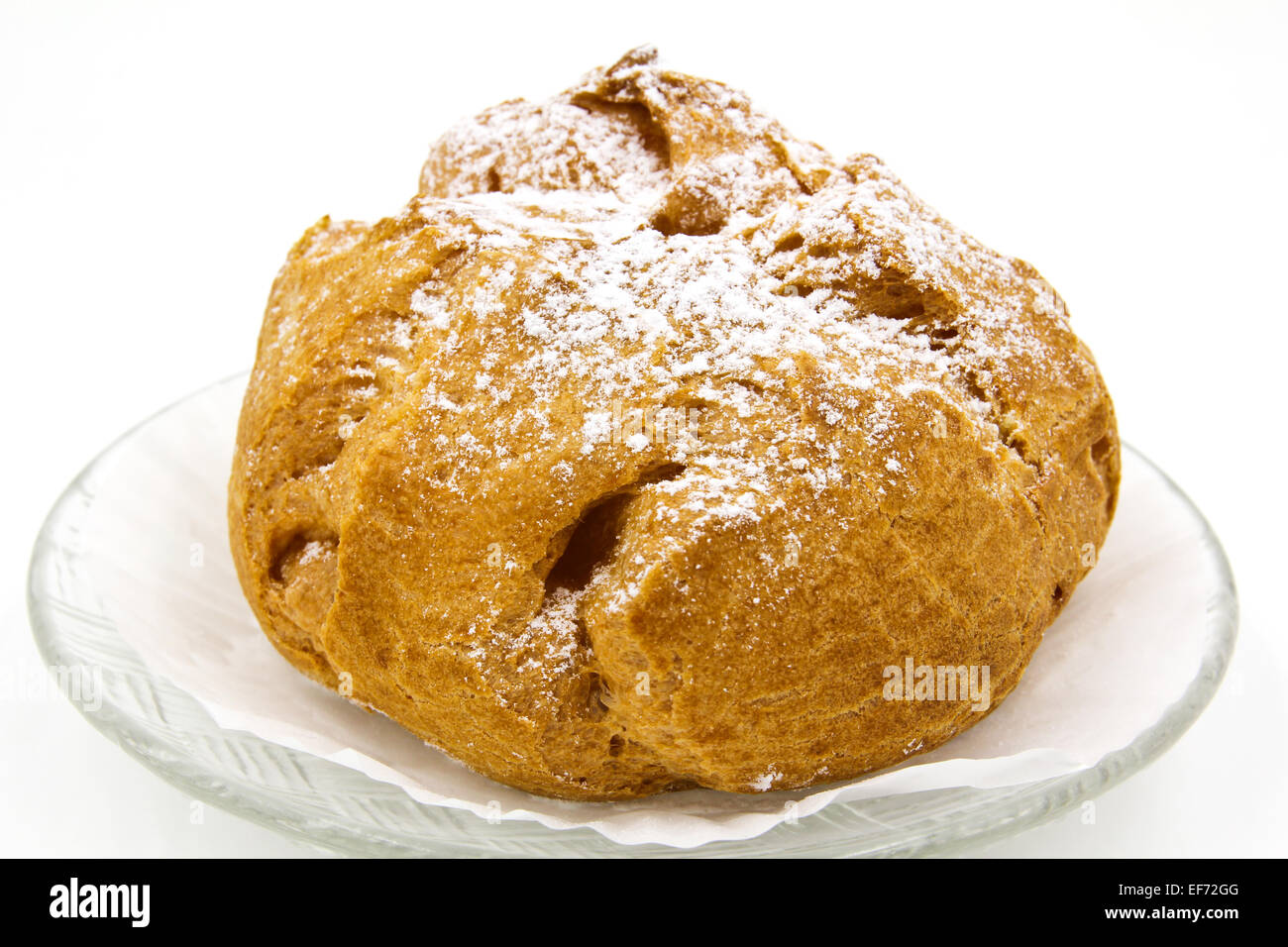 Choux Cream isolated on white background Stock Photo - Alamy