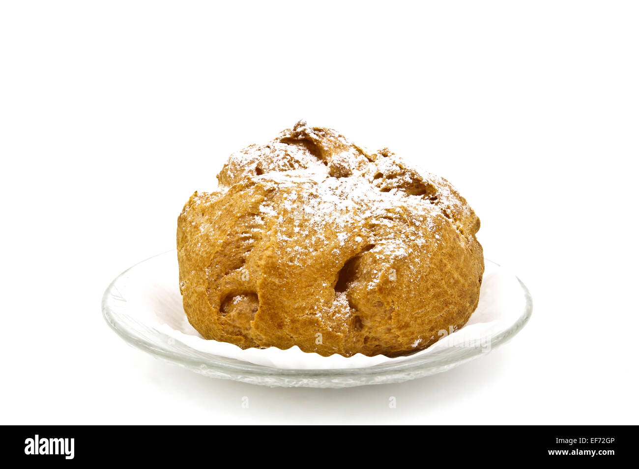 Choux Cream isolated on white background Stock Photo - Alamy