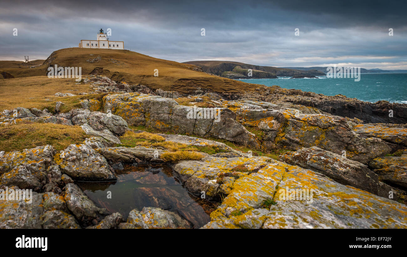 Strathy point light house hi-res stock photography and images - Alamy