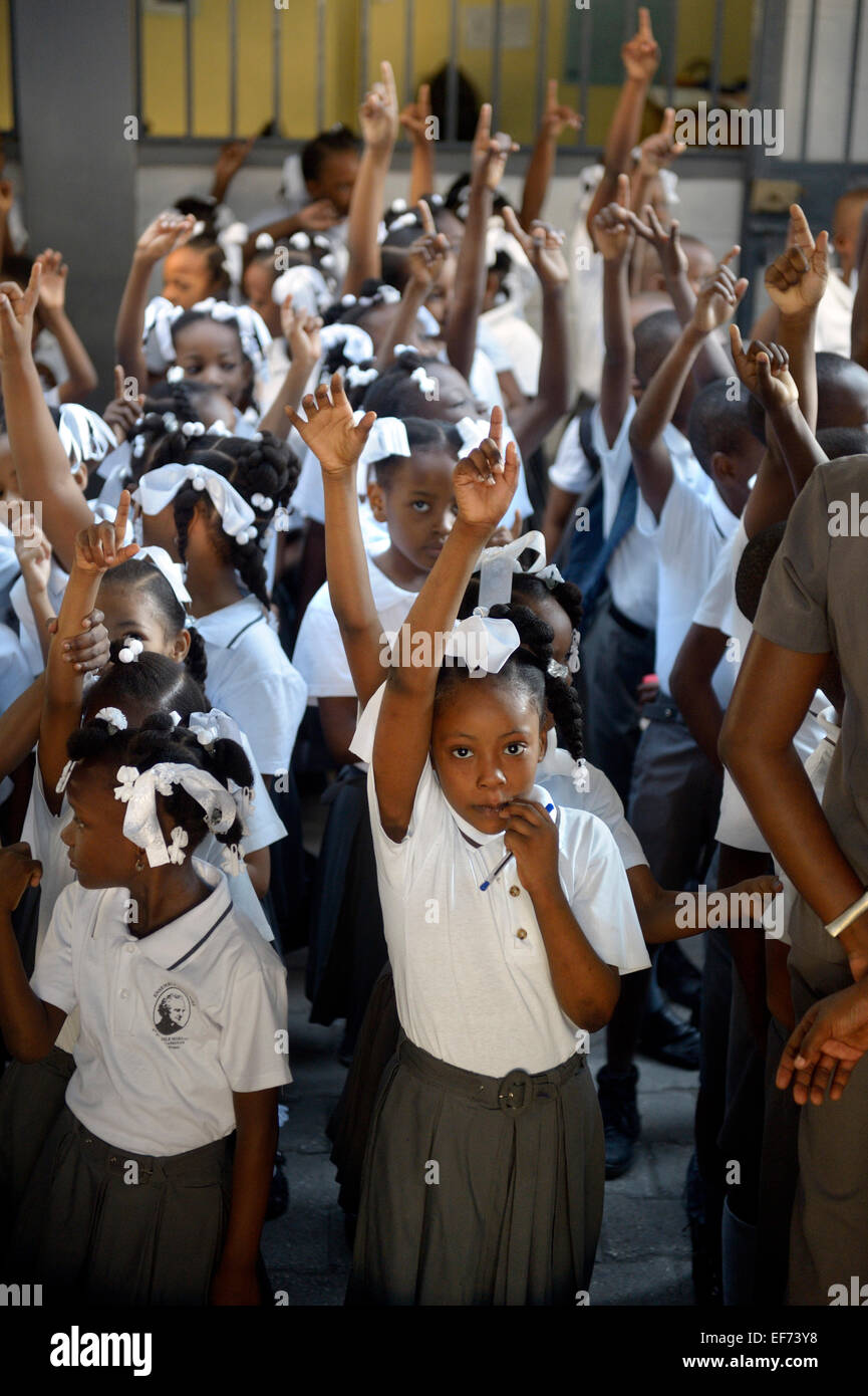 Morning assembly school hi-res stock photography and images - Alamy