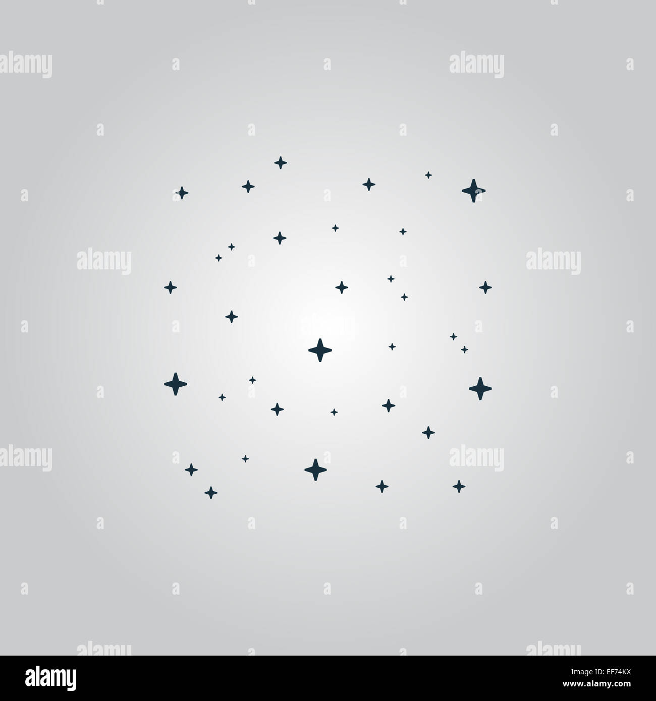 starry sky icon Stock Photo - Alamy