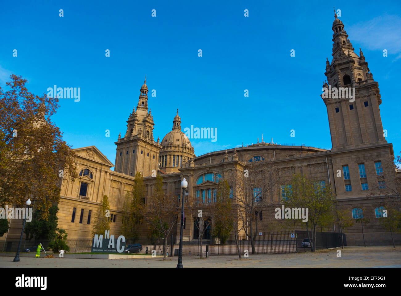 MNAC, Museum of Catalonian Art, Montjuic, Barcelona, Spain Stock Photo ...
