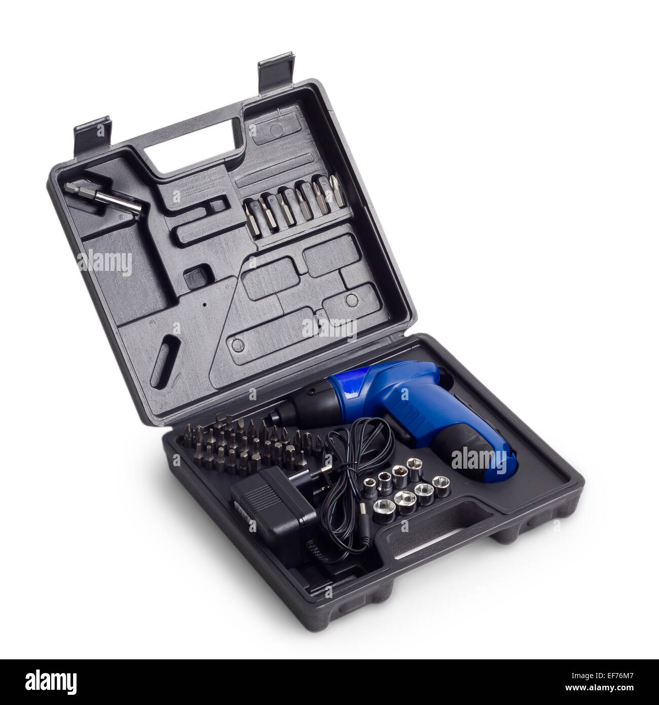 box drill bit machine is isolated on a white background Stock Photo - Alamy