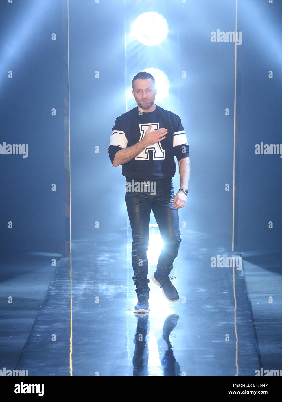 Paris, France. 27th Jan, 2015. French designer Alexandre Vauthier ...