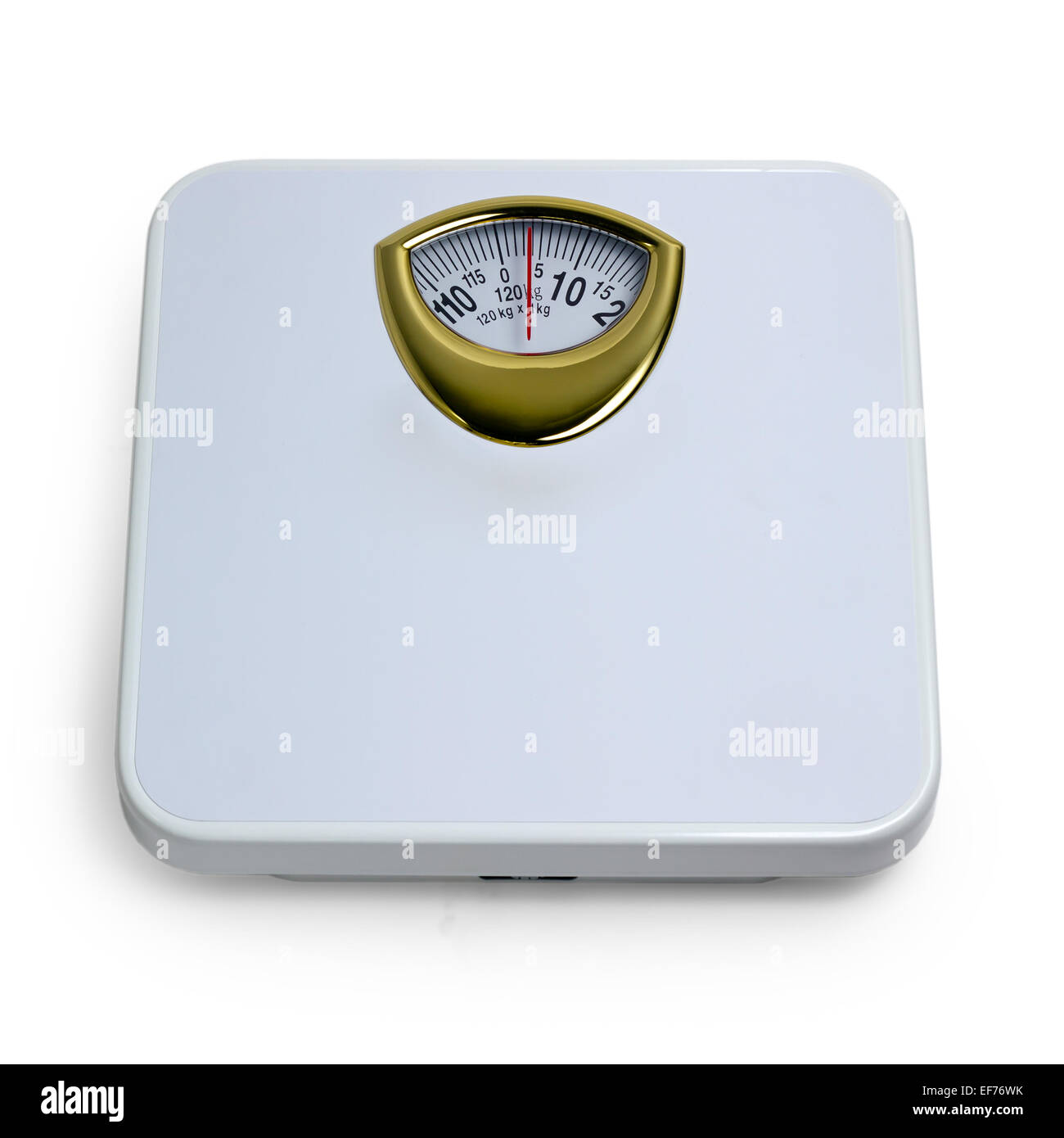 control weight by floor scale isolated dieting concept Stock Photo - Alamy