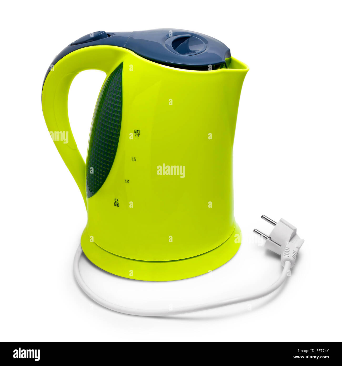 kettle green electric isolated on white background with clipping Stock ...