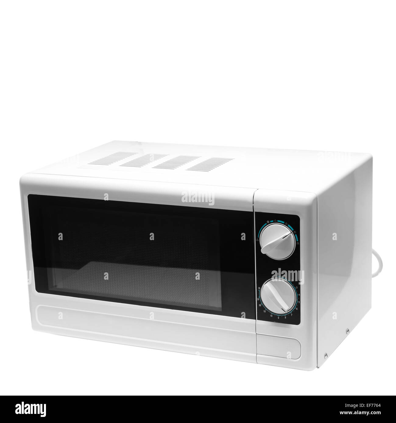 microwave oven is isolated on white background Stock Photo - Alamy