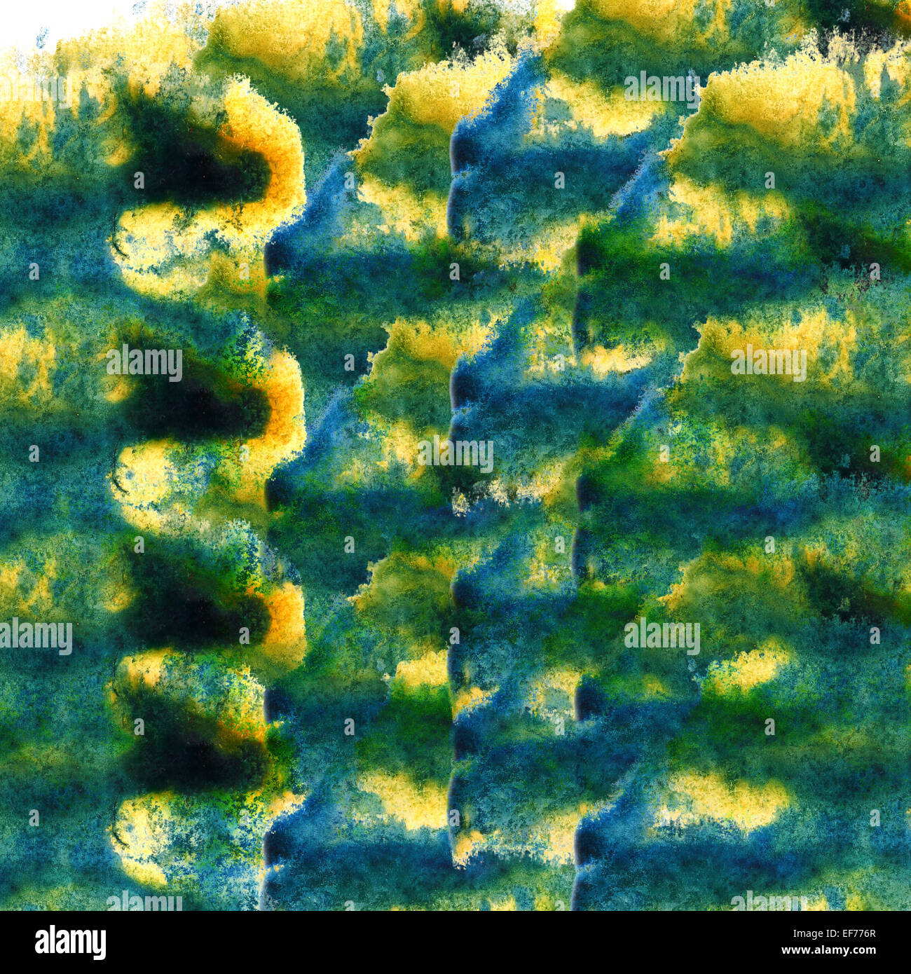 modern art avant-guard texture background blue, yellow wallpaper Stock ...
