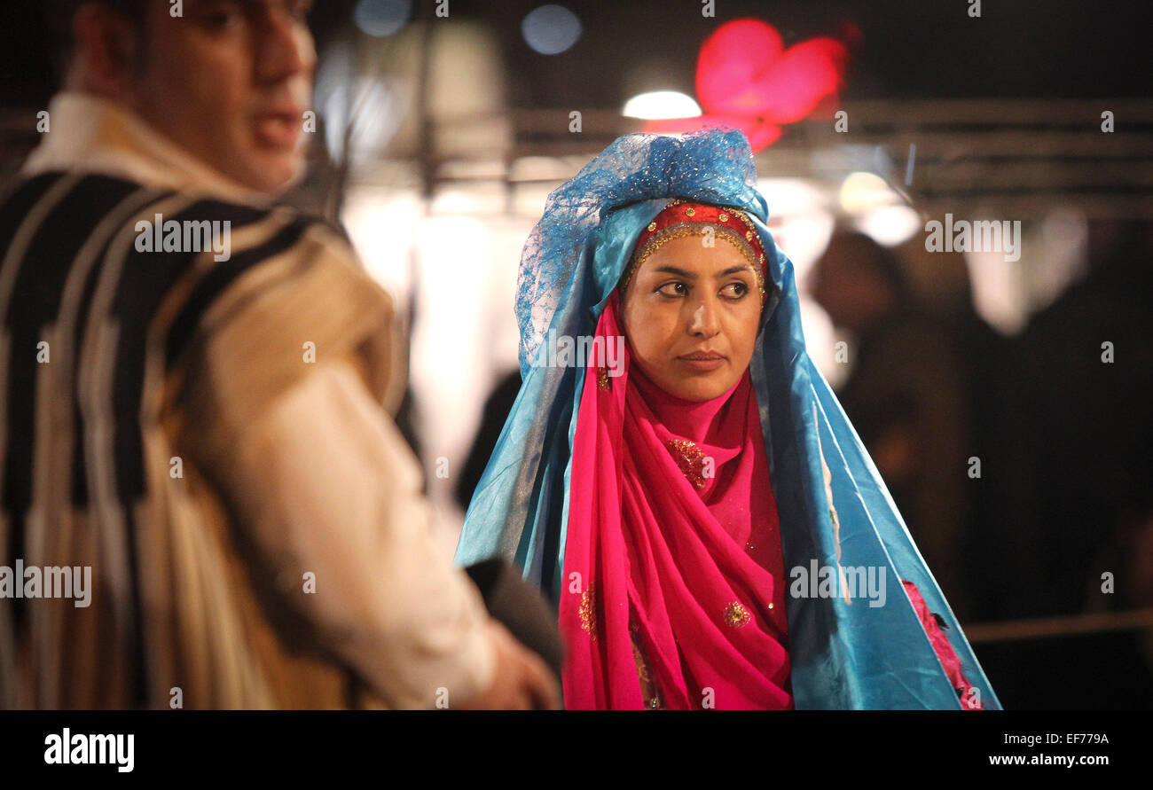 Tehran, Iran. 27th Jan, 2015. An Iranian actress performs during the ...