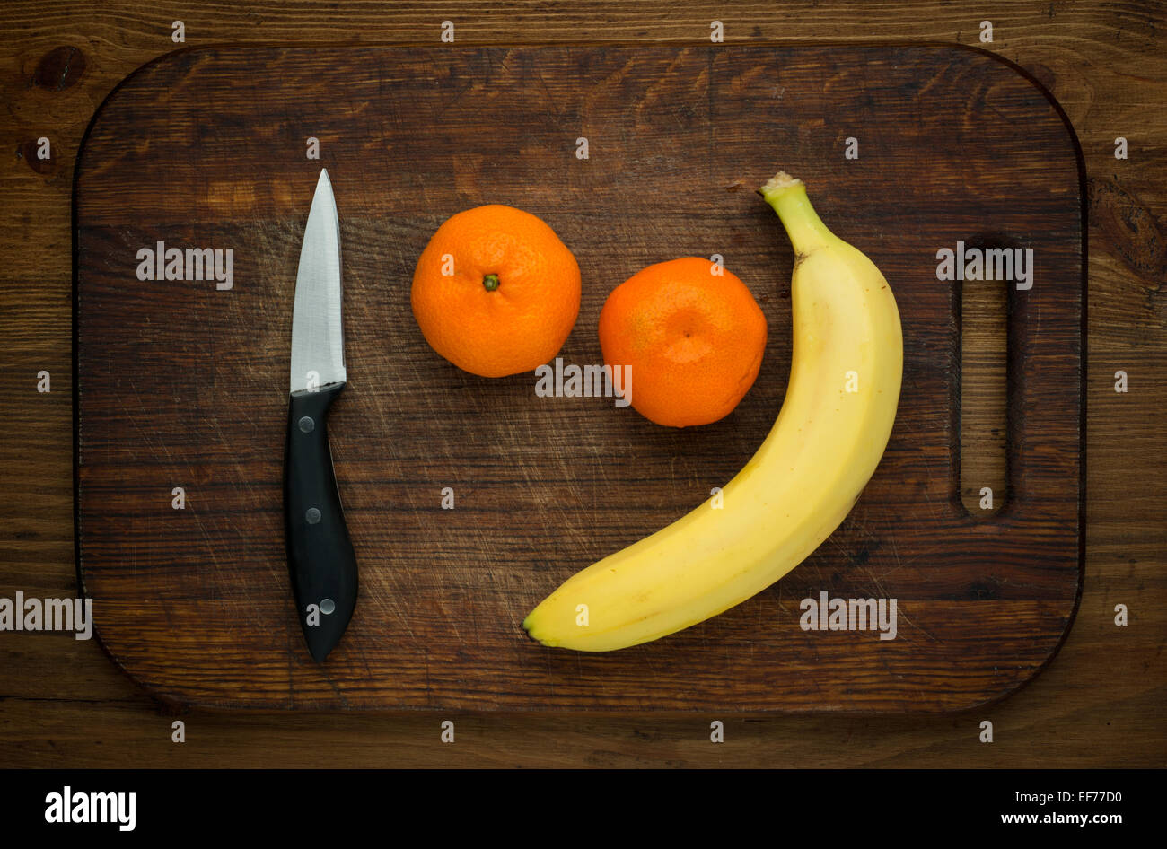 Fresh bananas on wooden background Stock Photo - Alamy