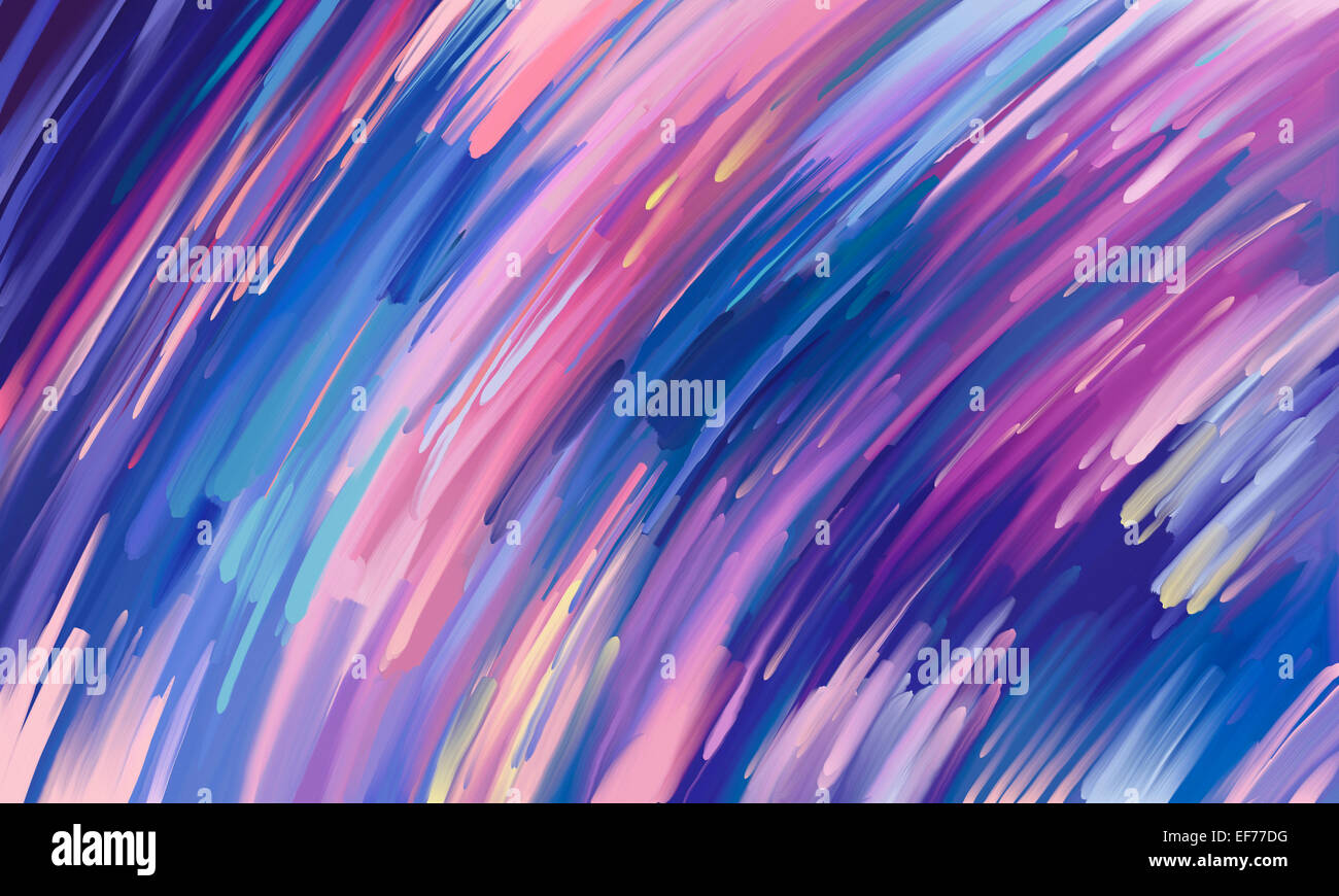 Digital Painting Abstract Textured Colorful Background Stock Photo - Alamy