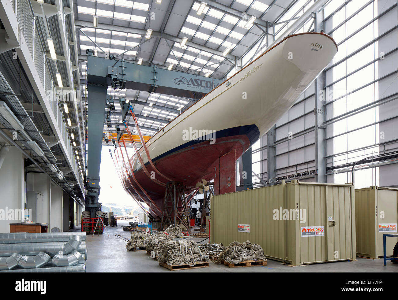 Pendennis shipyard hi-res stock photography and images - Alamy