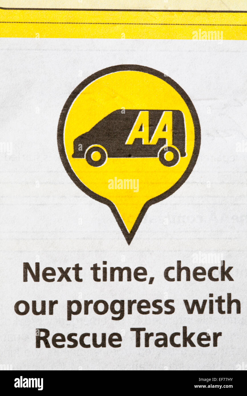 AA next time check our progress with Rescue Tracker - details on AA ...
