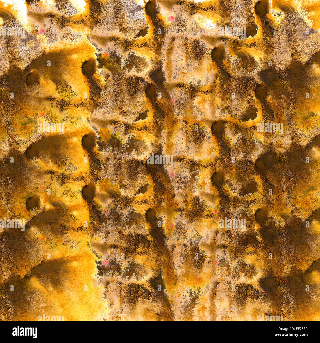 modern art avant-guard texture background yellow, brown wallpape Stock ...