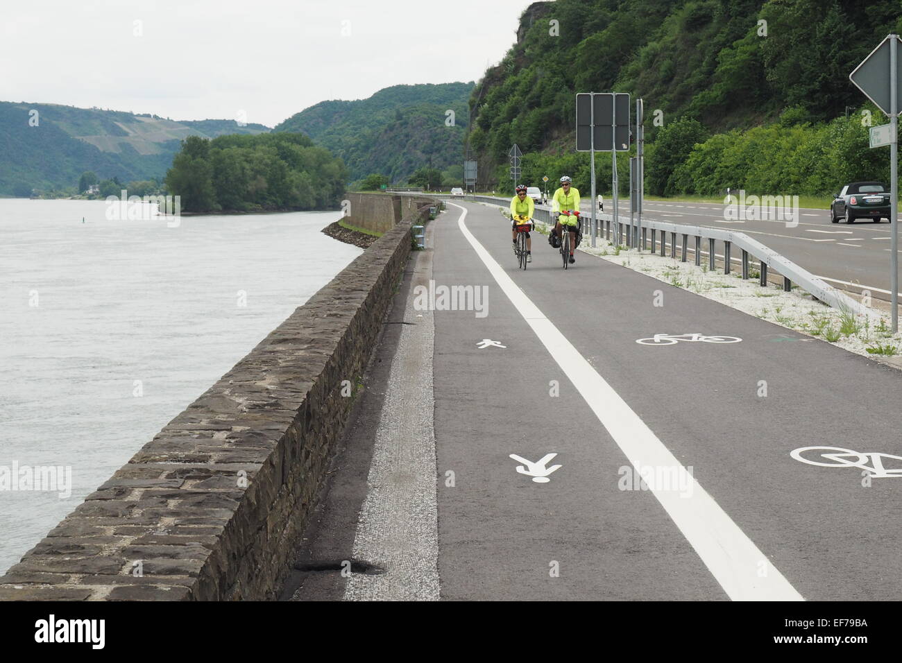 Rhine cycling route hi-res stock photography and images - Alamy