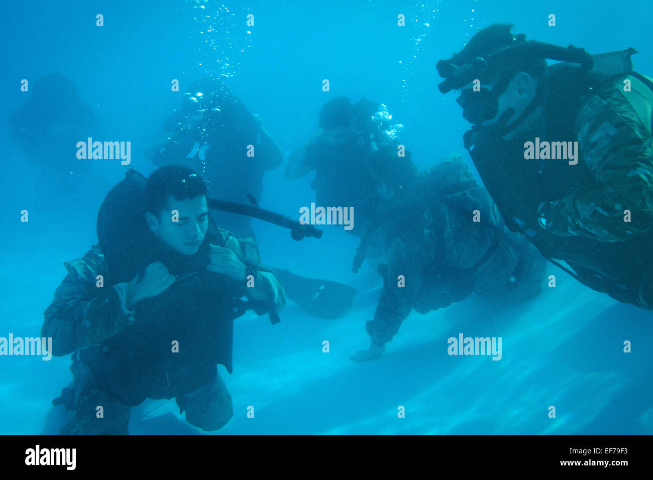 US Special Forces commandos with the 7th Special Forces Group ...