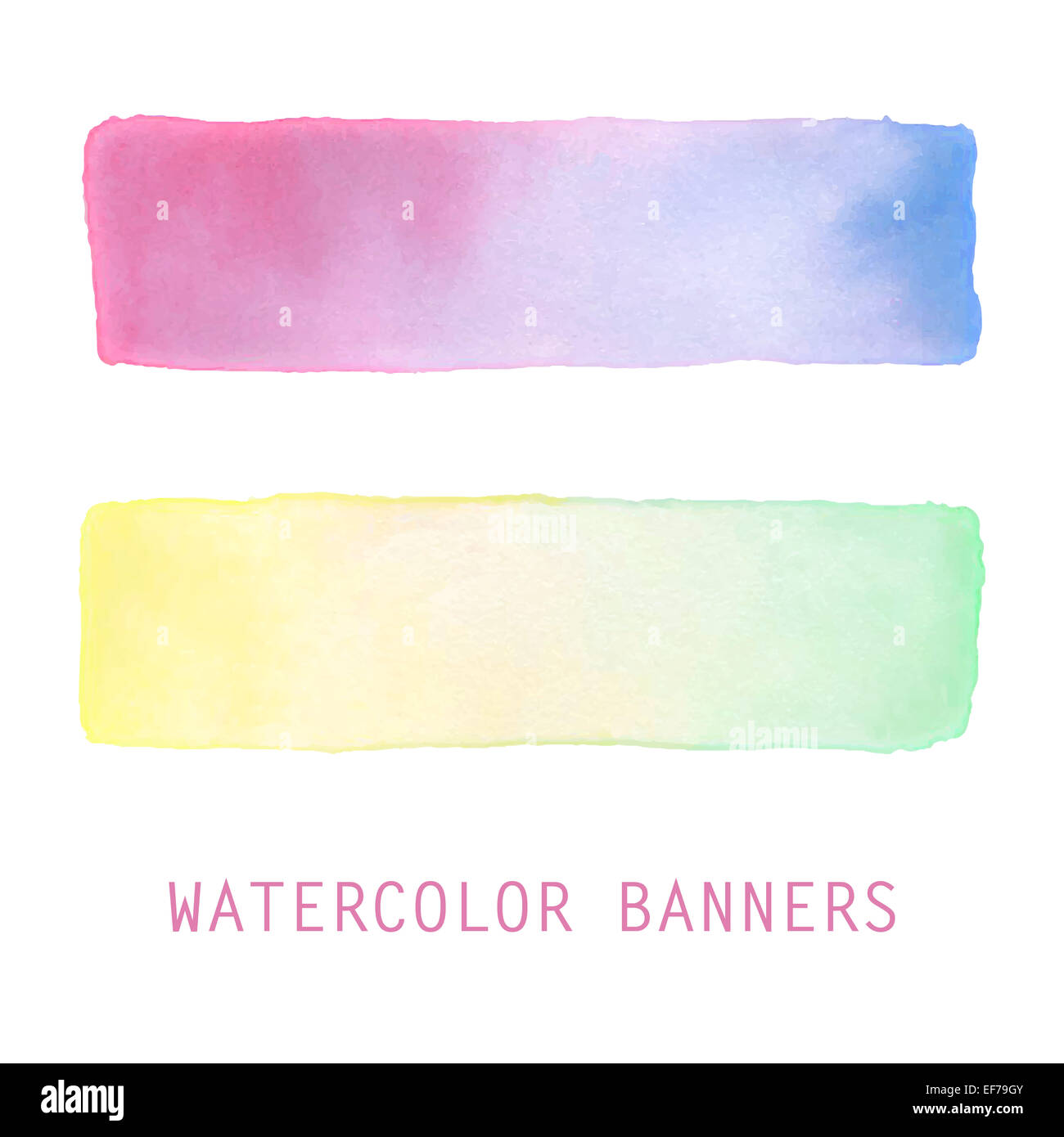 Set abstract water banners Cut Out Stock Images & Pictures - Alamy