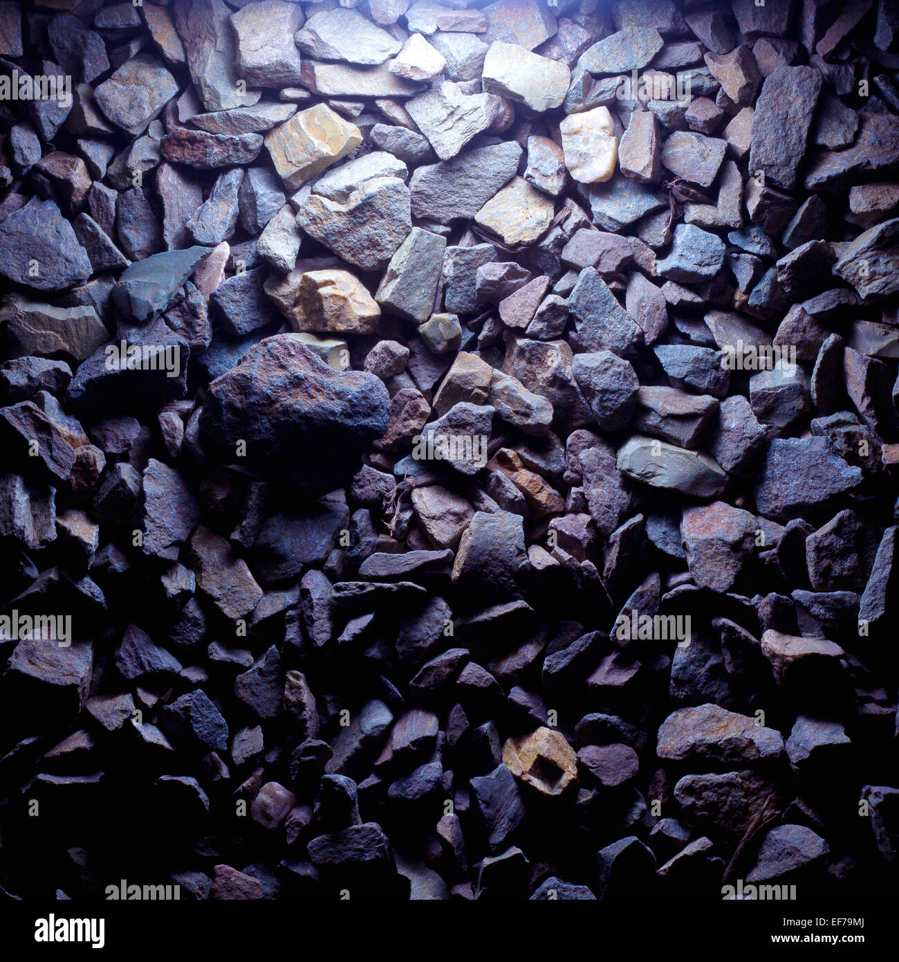 Purple stones gravel texture Stock Photo - Alamy