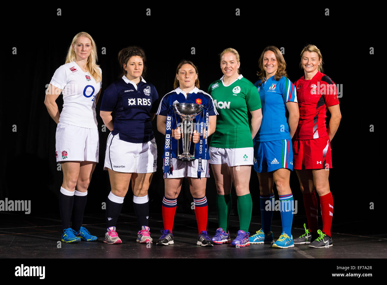 Team captains pose for hi-res stock photography and images - Alamy