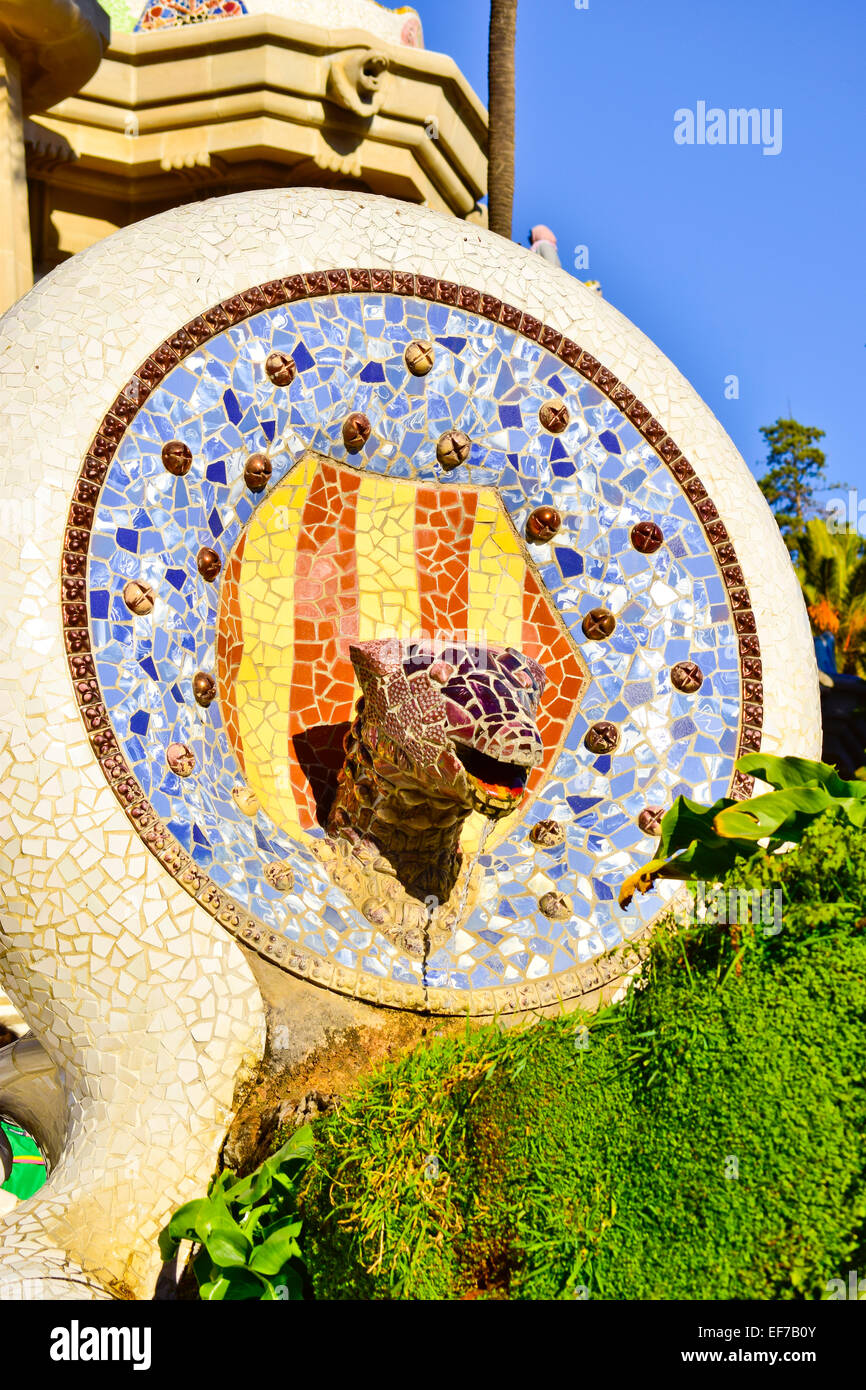 Fountain by antoni gaudi hi-res stock photography and images - Alamy